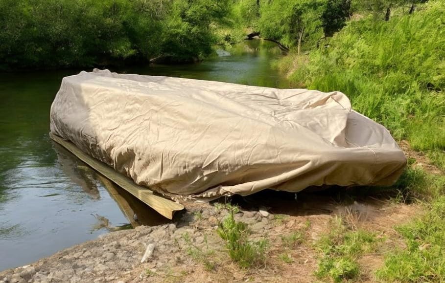 Nature Proof Cover for Beavertail Stealth 1200 and 2000 Sneakboat Kayak for Outdoor Storage Or Indoor Storage by Cypress Rowe Outfitters