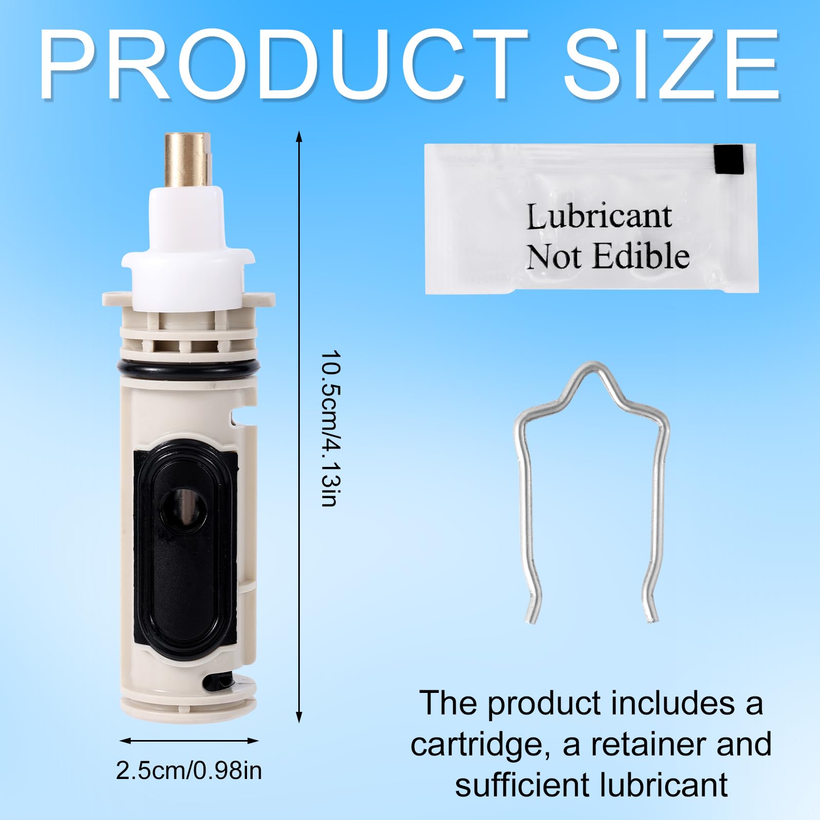 1222 Replacement Cartridge Compatible with Moen Tub Shower, Faucet Replacement Parts Shower Cartridge Replacement 1222 Cartridge Shower Accessories