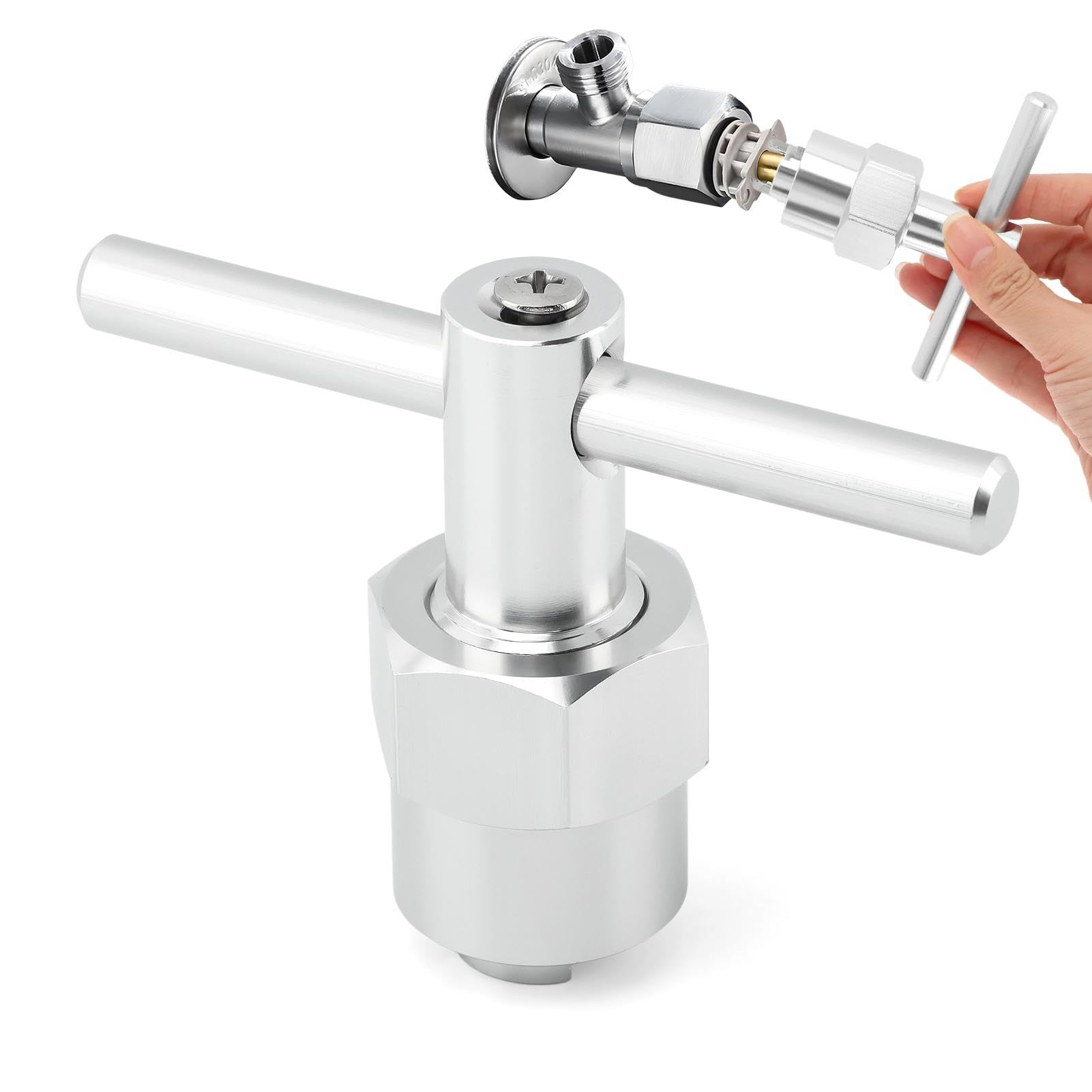 Kakalote 104421 Cartridge Puller Removal Tool, Replacement Cartridge Fit for Moen 1200 1222 1225 Single Handle Cartridges, Bathtub Shower Valve Parts Plumbing Cartridge Removal Tool