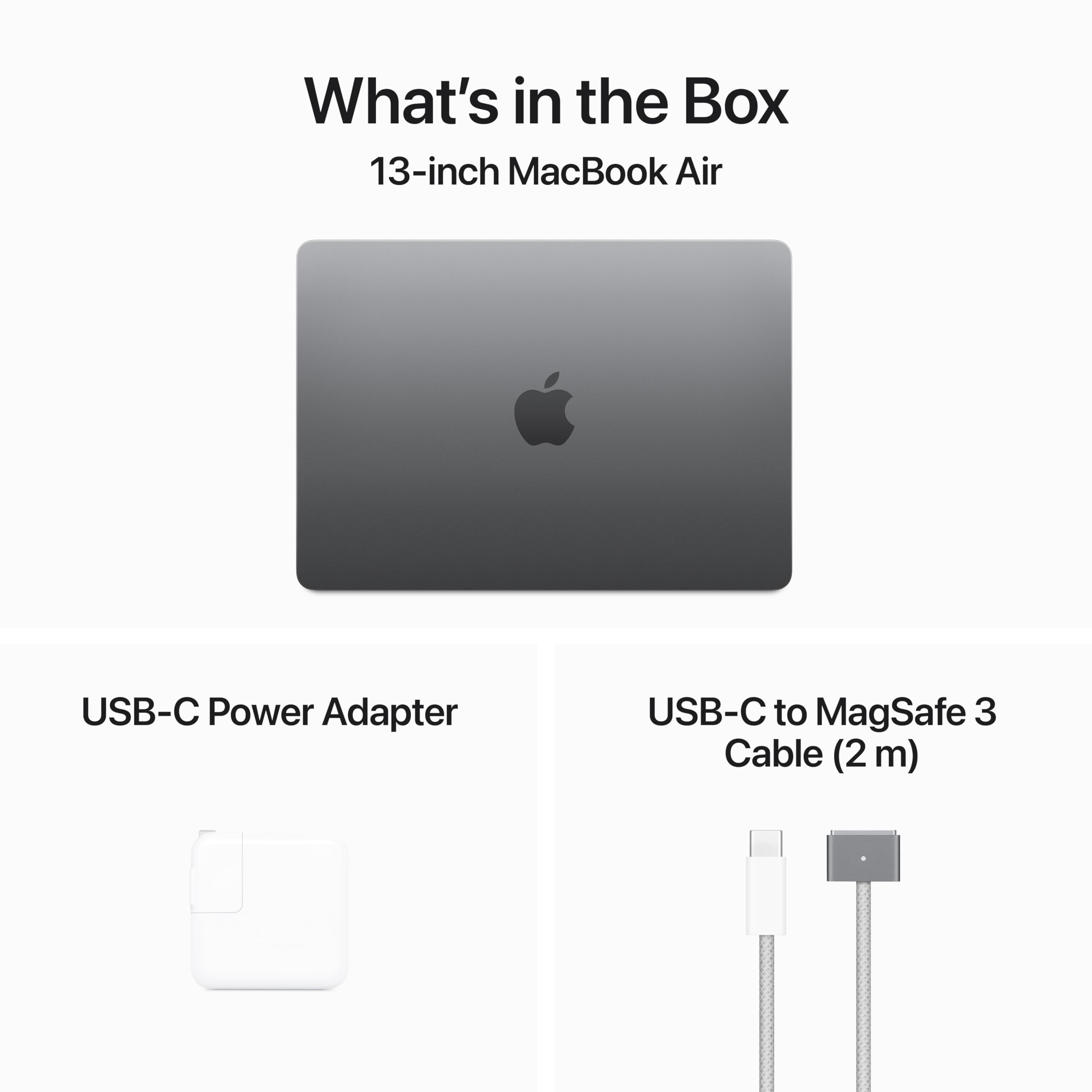 2024 Apple MacBook Air with M3 chip (13-inch, 16GB Ram, 256GB SSD Midnight) QWERTY English (Renewed)