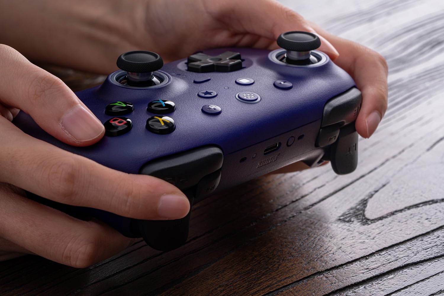 8BitDo Ultimate 2 Wireless Controller for Windows & Android, Gaming Controller with TMR Joysticks, Switchable Hall Effect/Tactile Triggers, RGB Fire Ring, 8Speed Wireless Tech, Purple