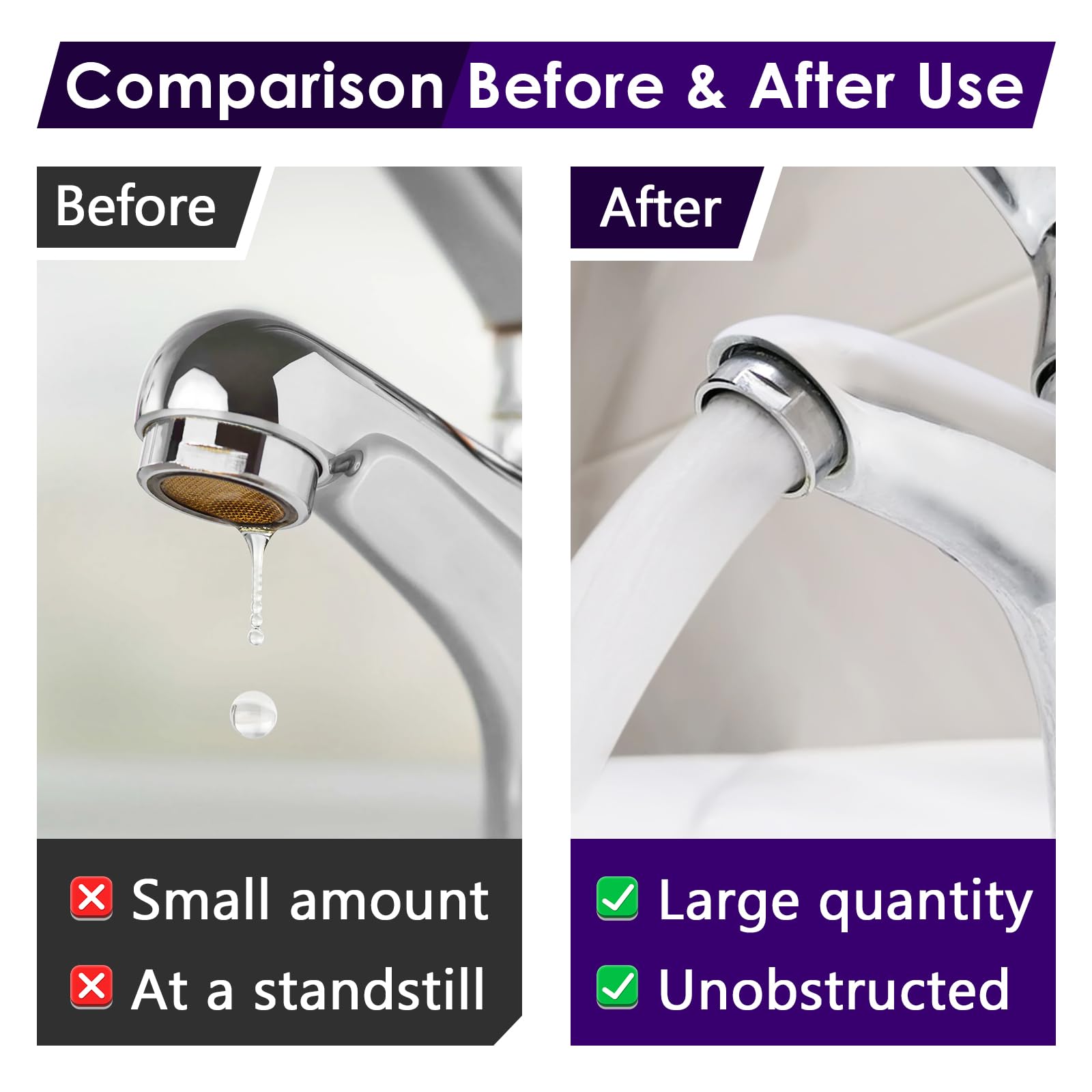 7 Pcs Faucet Aerator Removal Tool, Incl 2 Pcs Faucet Aerator Removal Wrench Tool, 5 Pcs Aerator Key for Sink Faucet with 5 Sizes, Sink Aerator Removal Tool for Kitchen Bathroom