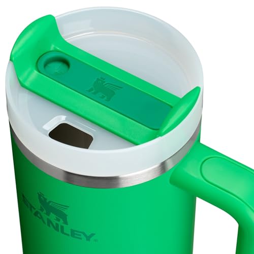 Stanley Quencher H2.0 Tumbler with Handle and Straw 30 oz | Flowstate 3-Position Lid | Cup Holder Compatible for Travel | Insulated Stainless Steel Cup | BPA-Free | Meadow