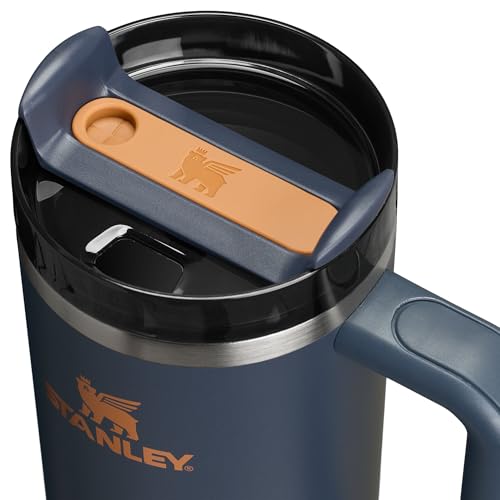 Stanley Quencher H2.0 Tumbler with Handle and Straw 30 oz | Flowstate 3-Position Lid | Cup Holder Compatible for Travel | Insulated Stainless Steel Cup | BPA-Free | Twilight
