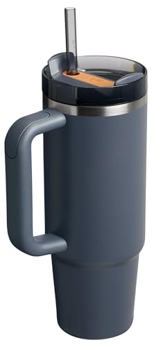 Stanley Quencher H2.0 Tumbler with Handle and Straw 30 oz | Flowstate 3-Position Lid | Cup Holder Compatible for Travel | Insulated Stainless Steel Cup | BPA-Free | Twilight