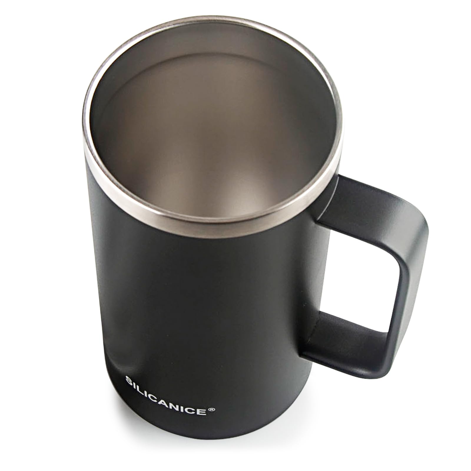 SILICANICE 24 oz stainless steel thermal coffee mug, double-layer insulation, easy to hold and clean, suitable for coffee, cola, protein powder, beer, car water cup