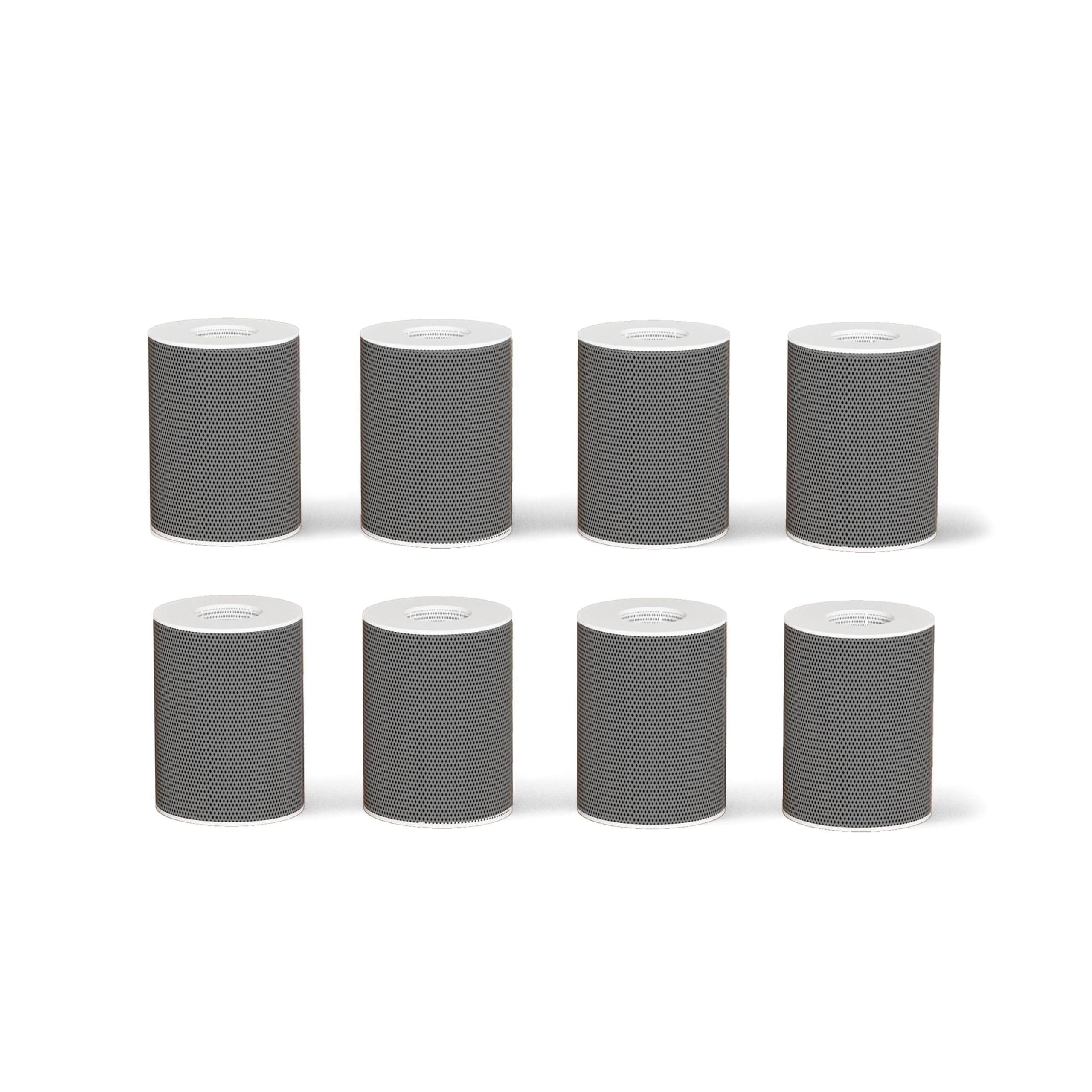 Frizzlife Faucet Extender 8pcs Replacement Cartridge, 8pcs Carbon Fiber for FF1080, FF1080-EX, FF1440 Sink Faucet Water Filter