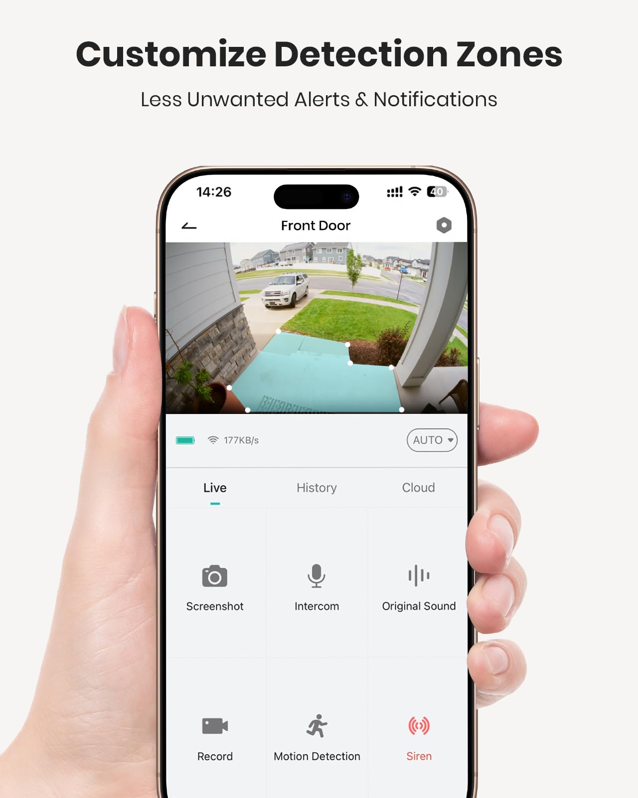 CAMSTRO Doorbell Camera Wireless - 3K Video Doorbell with Chime, 2.4G WiFi Outdoor Security Cemera,Smart Human Detection, 2-Way Audio,Voice Changer,Night Vision,Works with Alexa and Google Assistant