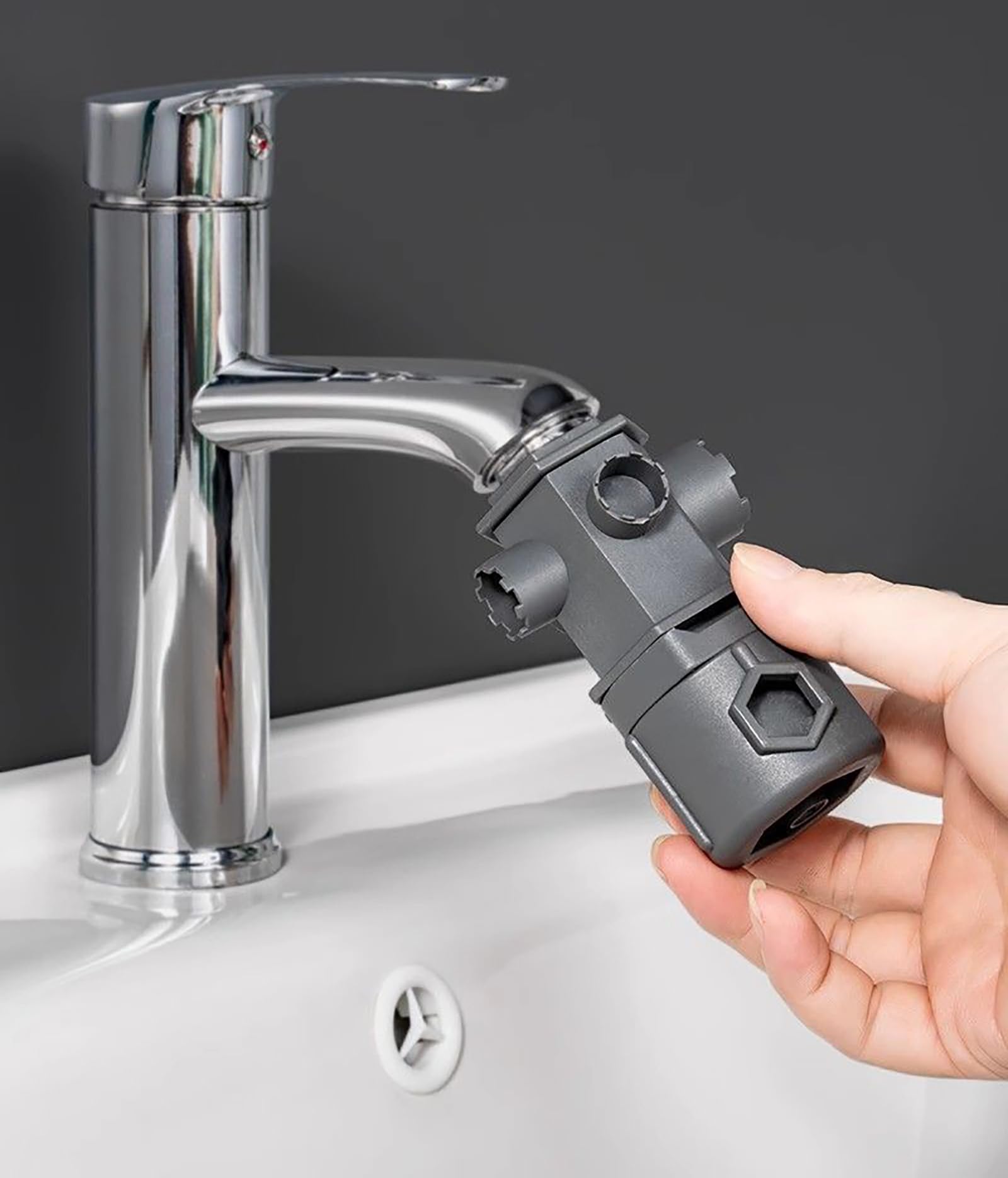 Faucet Aerator Removal Tool 16 in 1with Faucet Cache Aerators,Faucet Aerator Replacement for Sink,Aerator Key Removal Wrench, Water Saving Flow Restrictor Set for Bathroom or Kitchen