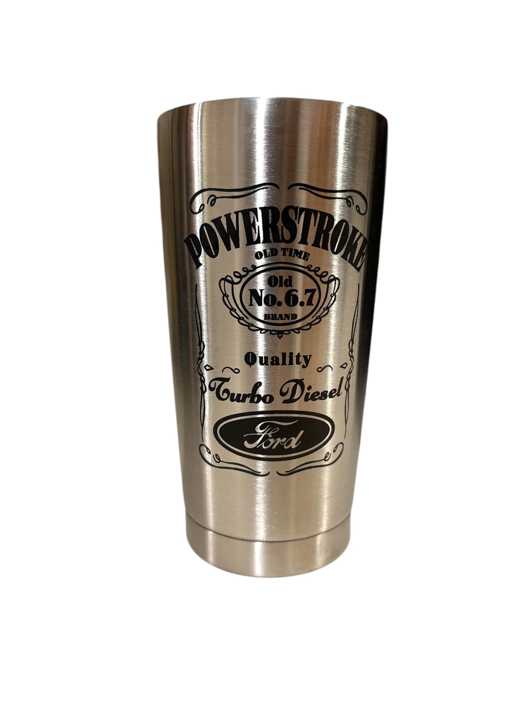 6.7 Diesel Truck Whiskey Stainless Steel Tumbler 20oz w/Lid