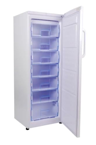 11 Cu Ft Upright Freezer with Drawer Organizer - Manual Defrost & Energy Efficient