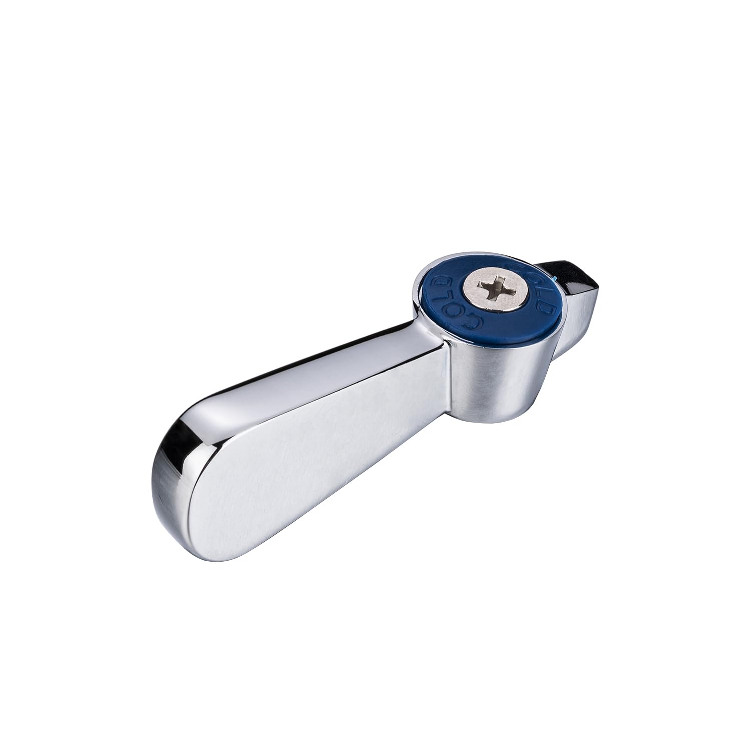 Phivan Commercial Faucet Parts Kitchen Faucet Handle Replacement Kit - Lever Handles 0.43" Round Stem Hole Fits Most 3/8" Shaft, Ideal for Kitchen, Laundry, Restaurant, and Industrial Use (Blue)