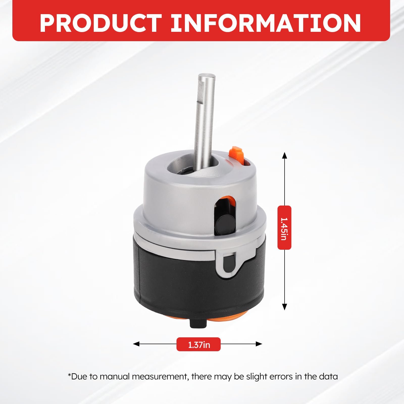 RP50587 Single Handle Cartridge Valve For Delta DST Single Handle Kitchen and Lavatory Faucets, Repair Parts Universal Faucet Diamond Seal Technology Models with Allen Wrench (RP50587)