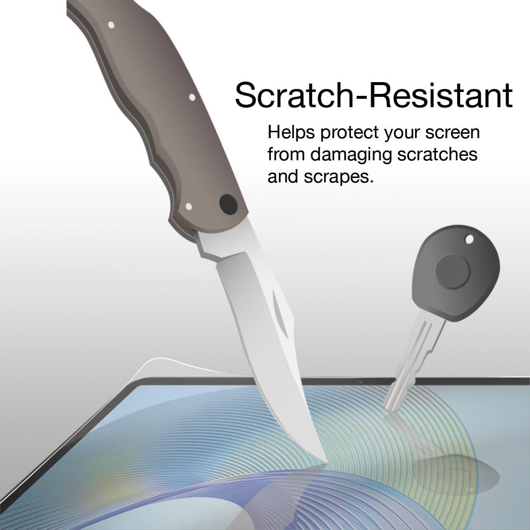 BoxWave Screen Protector Compatible with Ecobee New Smart Thermostat Premium - ClearTouch Anti-Glare ToughShield 9H (2-Pack), Anti-Glare 9H Tough Flexible Film Screen Protector