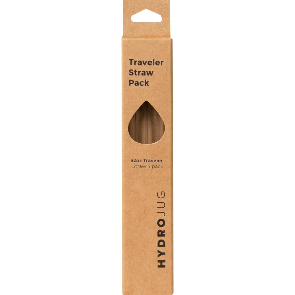 HydroJug Riptide 32oz Traveler + Replacement Straws