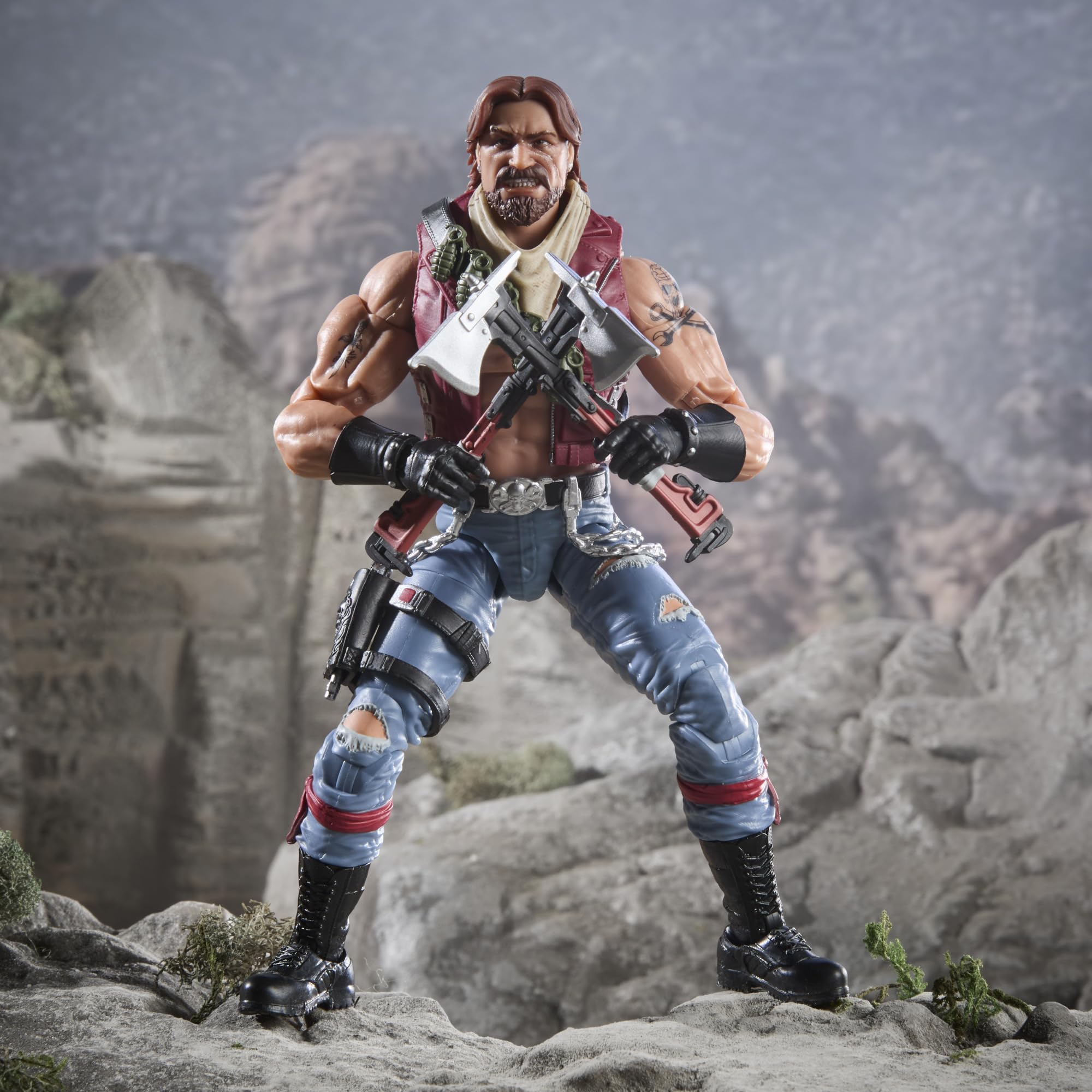 G.I. Joe Classified Series #167, Dreadnok Monkeywrench, Collectible 6 Inch Action Figure with 10 Accessories