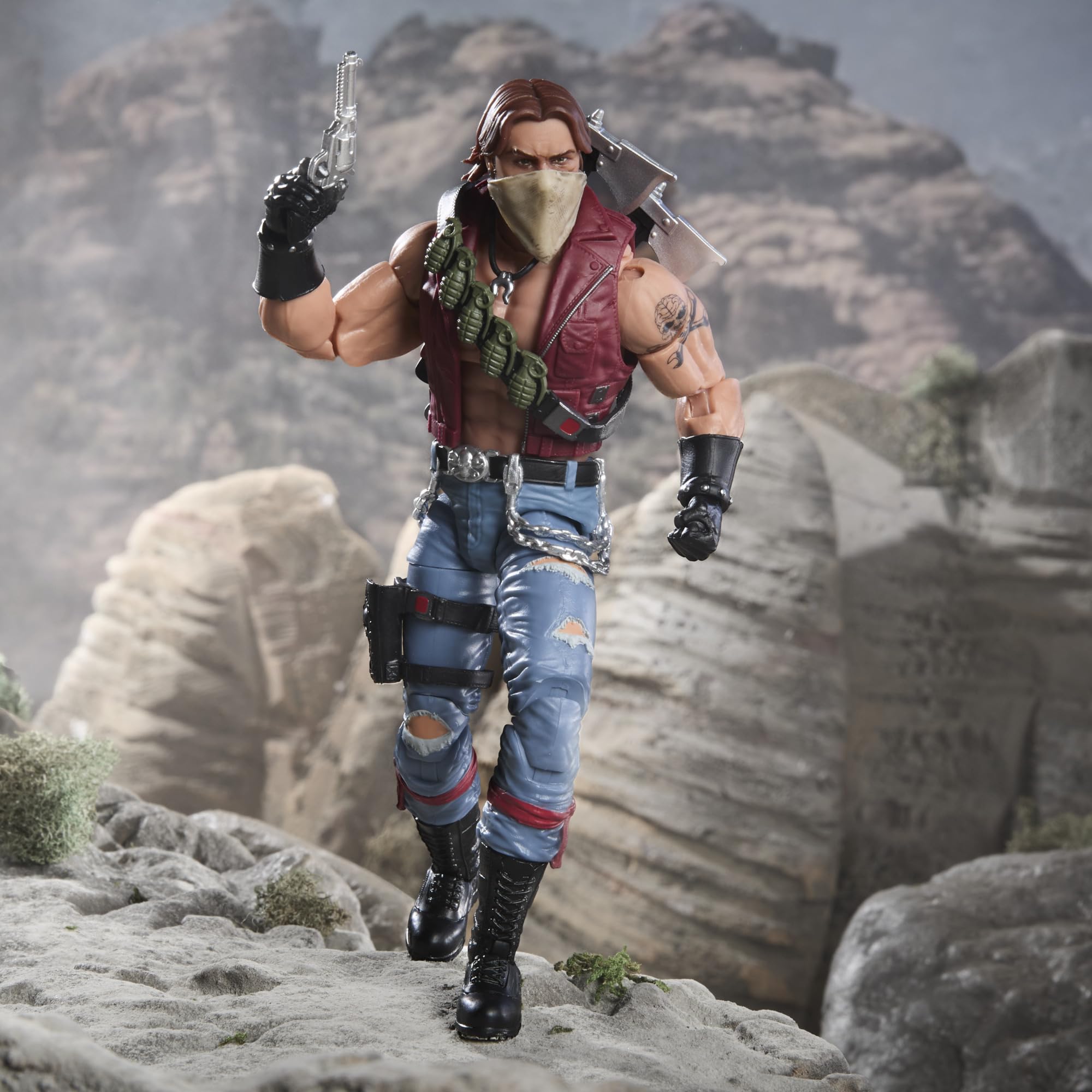 G.I. Joe Classified Series #167, Dreadnok Monkeywrench, Collectible 6 Inch Action Figure with 10 Accessories