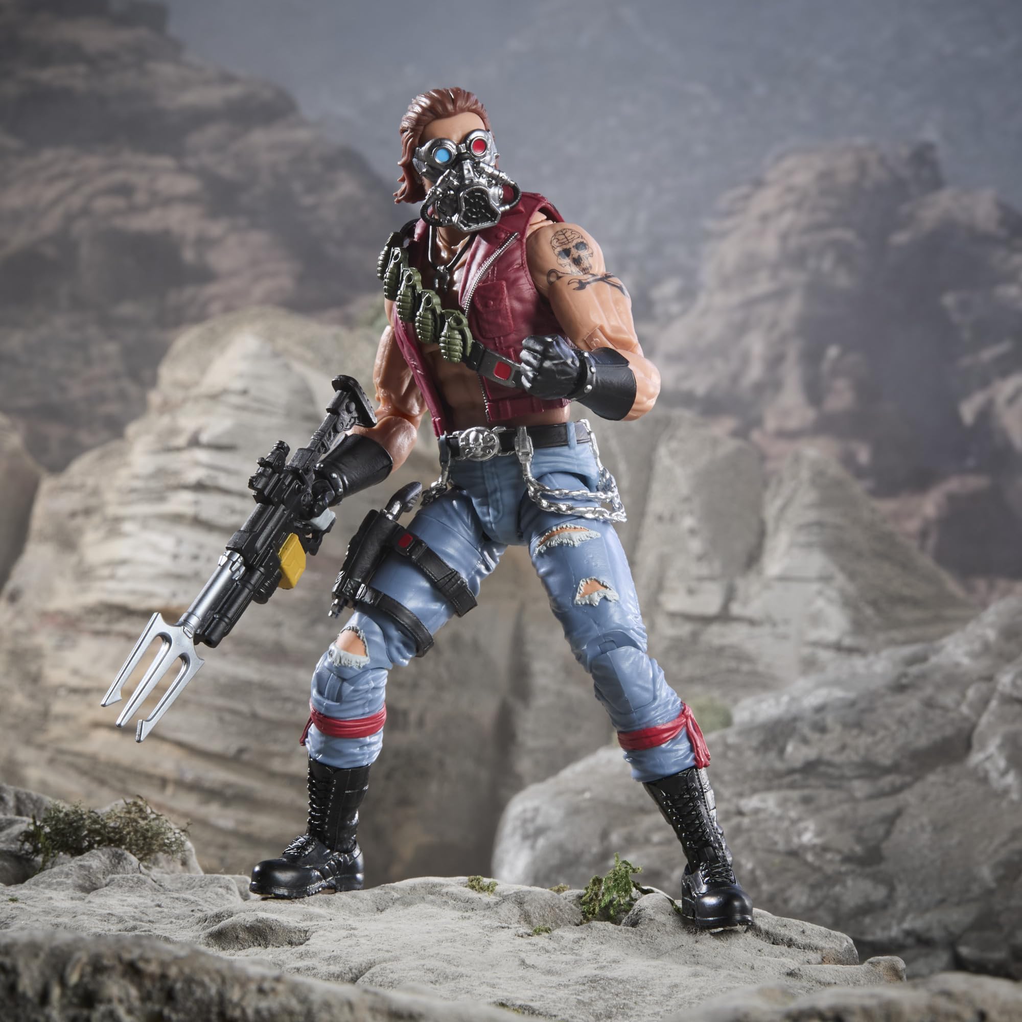G.I. Joe Classified Series #167, Dreadnok Monkeywrench, Collectible 6 Inch Action Figure with 10 Accessories