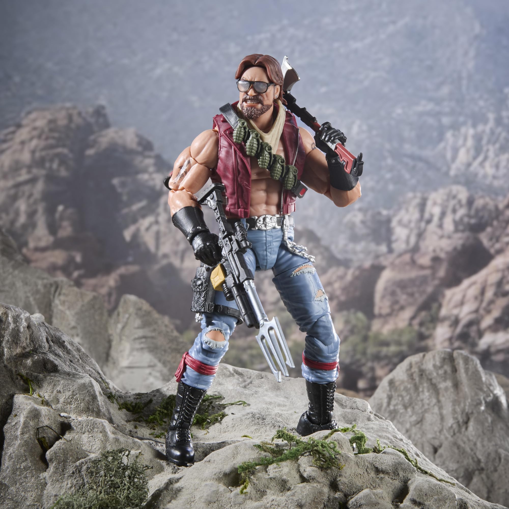 G.I. Joe Classified Series #167, Dreadnok Monkeywrench, Collectible 6 Inch Action Figure with 10 Accessories