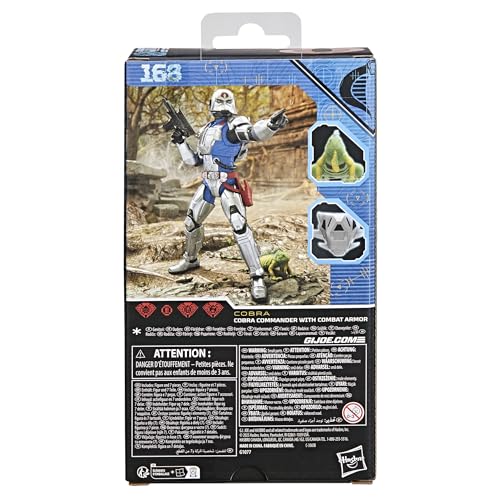 G.I. Joe Classified Series #168, Cobra Commander with Combat Armor, Collectible 6 Inch Action Figure with 7 Accessories