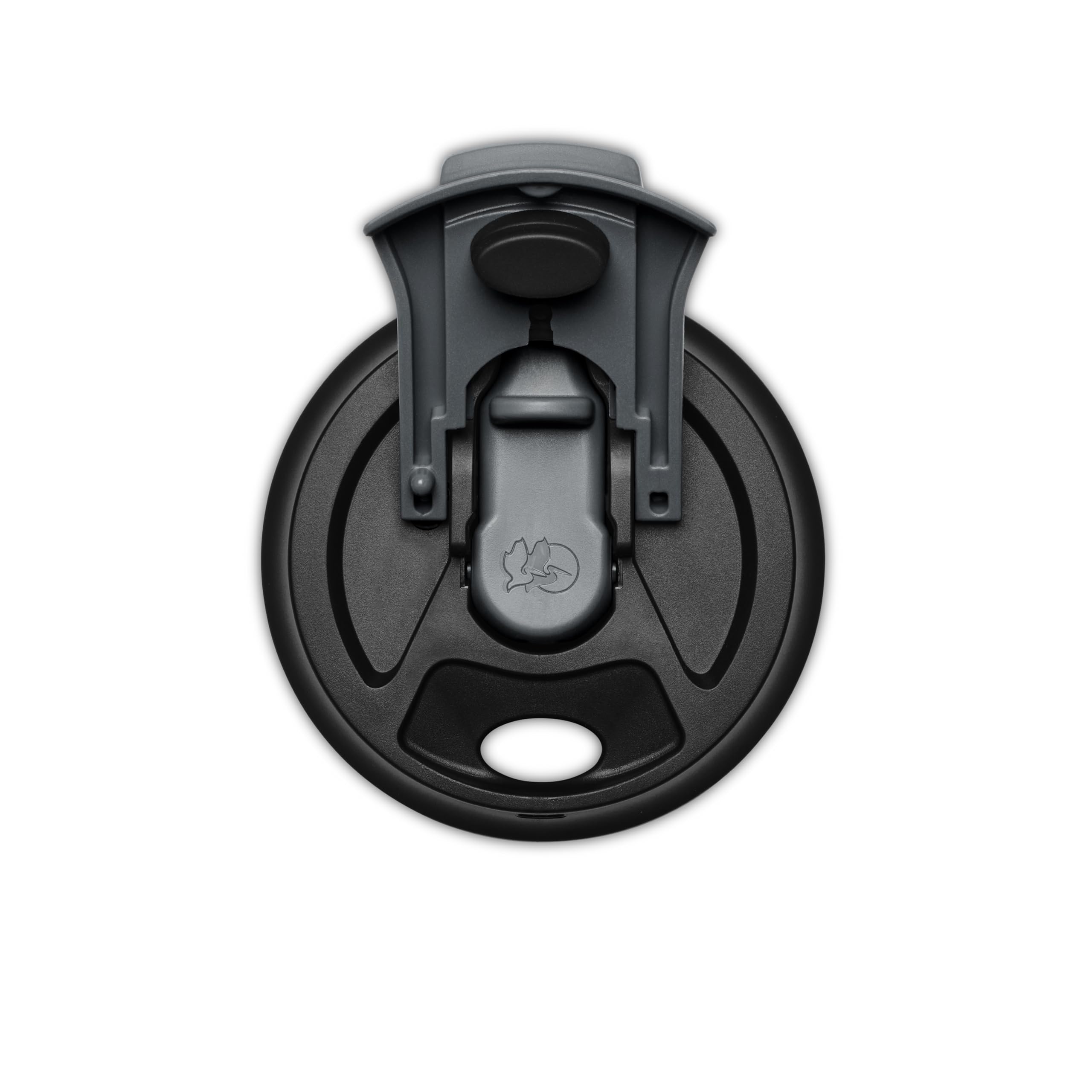 HydrationHub USA Pelican Porter™ Dual - 40 oz. Dual Lid, Recycled Double Wall Stainless Steel Travel Tumbler, Jet Black