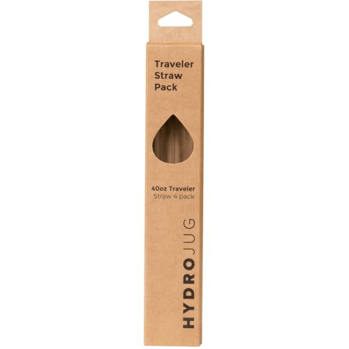 HydroJug Riptide 40oz Traveler + Replacement Straws