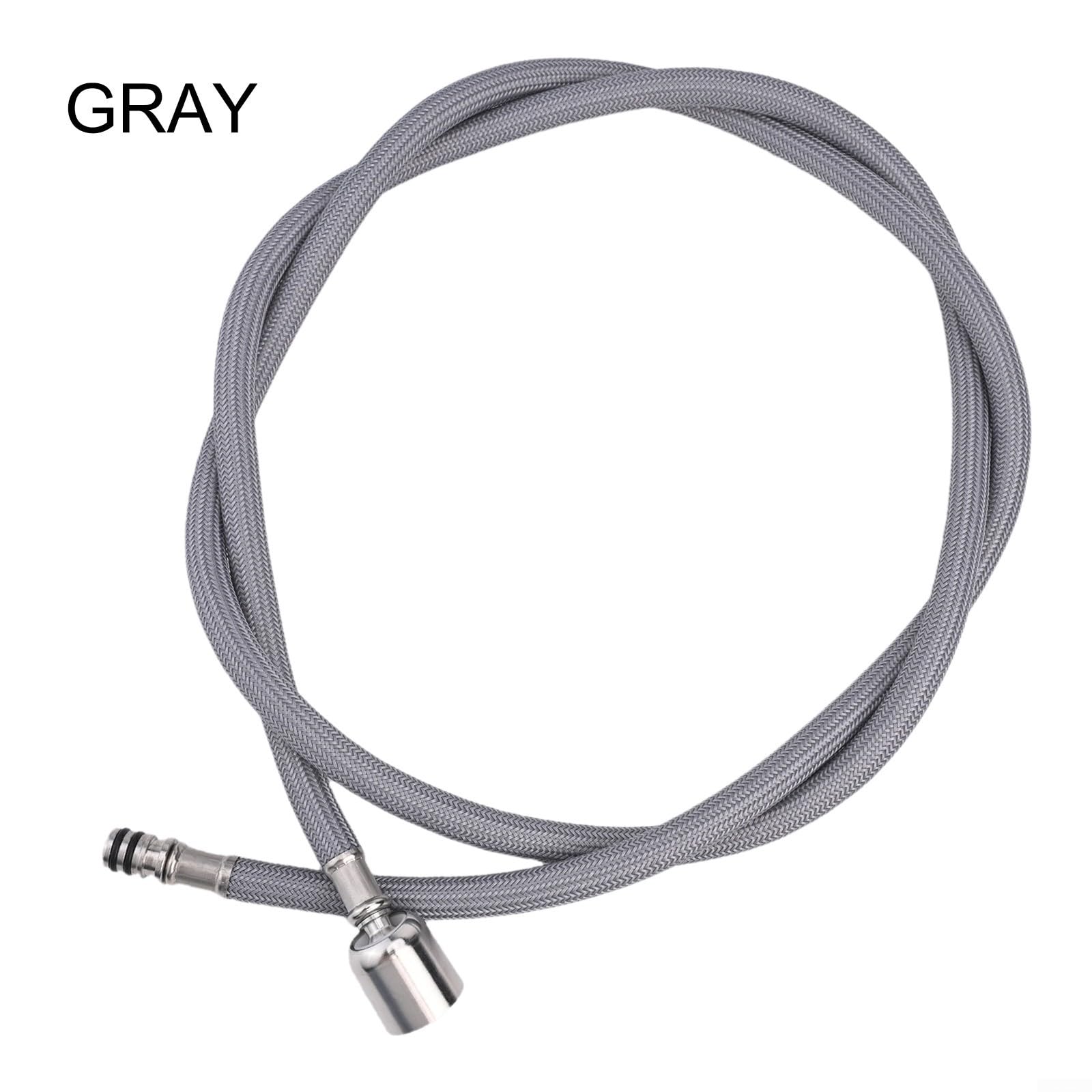 59 inch Flexible Pull Out Hose Replacement For Kitchen Faucet, Pull Down Kitchen Sink Faucet Spare Parts(Snap-Gray)