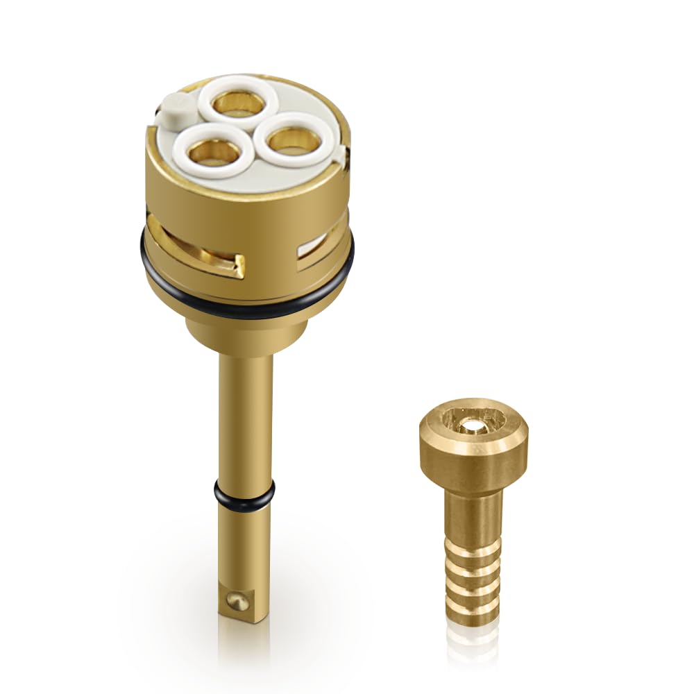 RP51919 6-Setting Diverter Cartridge with Extension Kit for Delta Faucet Valve Body R11000 and R22000, Faucet Replacement Part, Brass & No Leakage