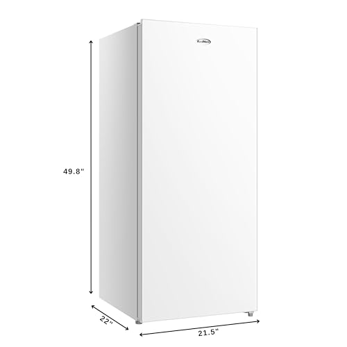 KoolMore KM-RUF-7S 7 cu. ft. Convertible Garage Ready Upright Freezer/Refrigerator in White
