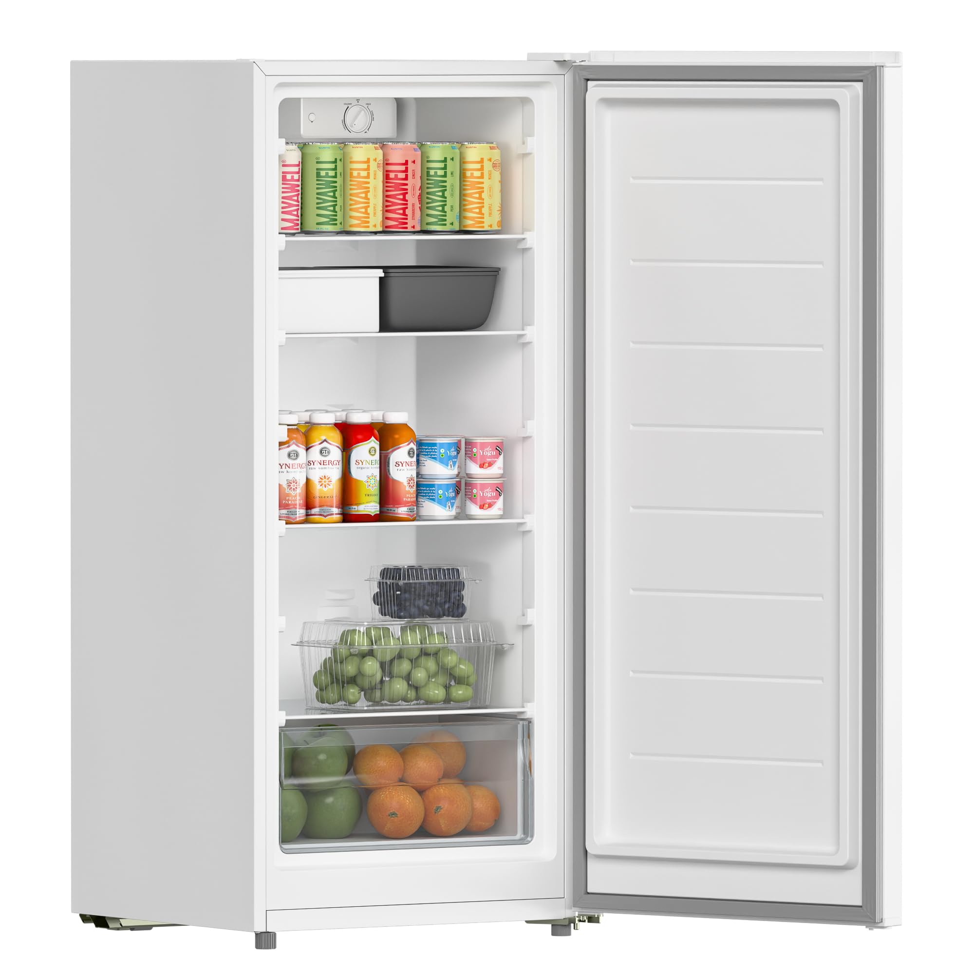 KoolMore KM-RUF-7S 7 cu. ft. Convertible Garage Ready Upright Freezer/Refrigerator in White