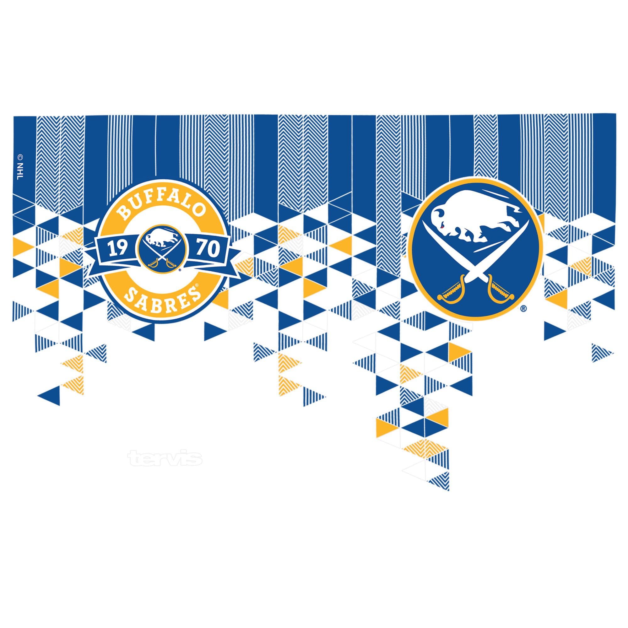 Tervis NHL Buffalo Sabres - Shatter Made in USA Double Walled Insulated Tumbler Travel Cup Keeps Drinks Cold & Hot, 16oz, Classic