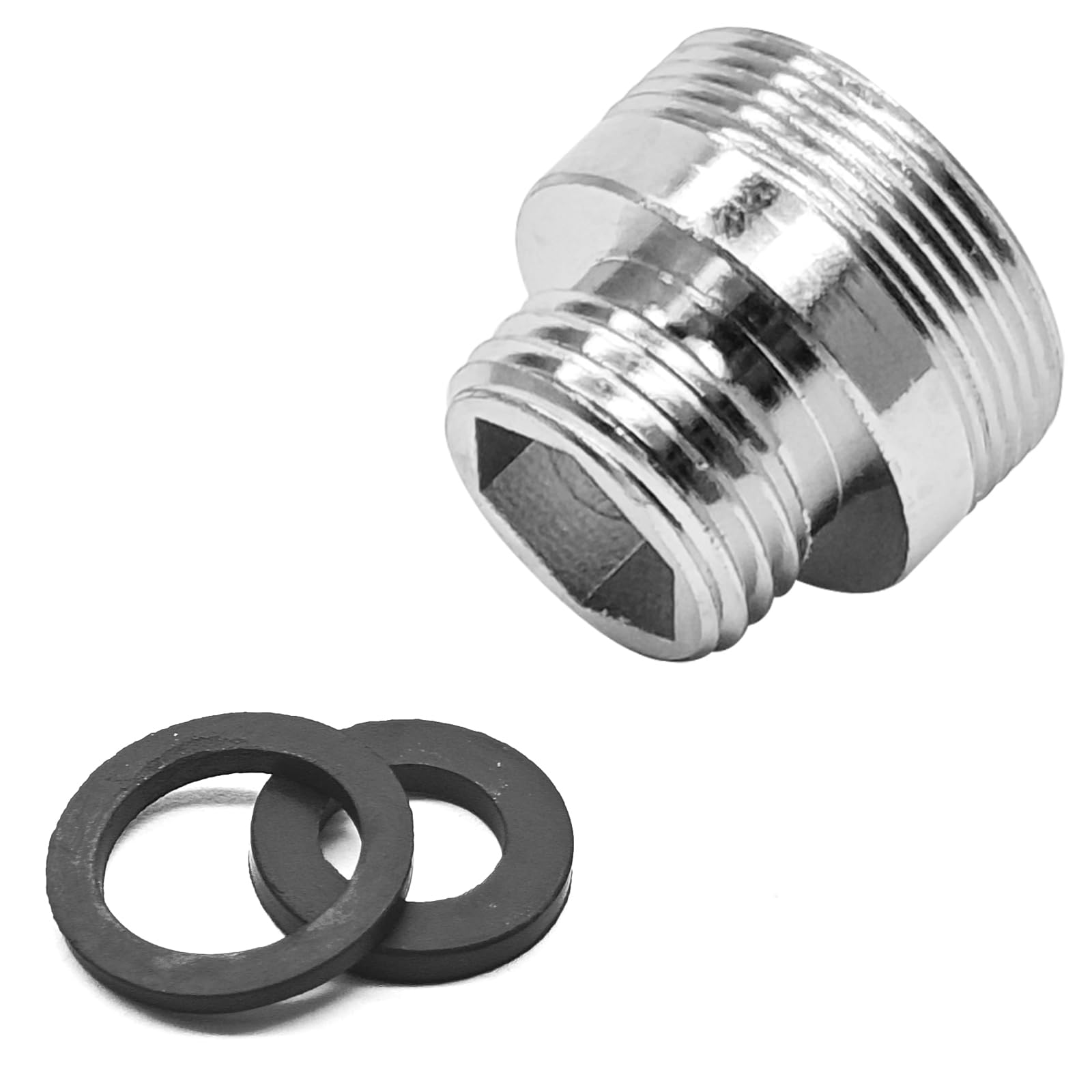 1 Pcs Faucet Aerator Adapter Kitchen Sink Faucet Adapter Accessories for Garden Hoses, Water Filters, Faucets, Male 22mm to Male 15.5mm Adapter