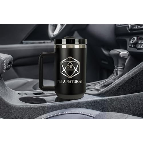 100 North Turtle Dog Elden Meme Ring Video Game Wrap-Around 40 Oz. Stainless Steel Water Bottle Coffee Mug, Spill & Leak Resistant, Travel Tumbler with Handle, Lid & Straw, White