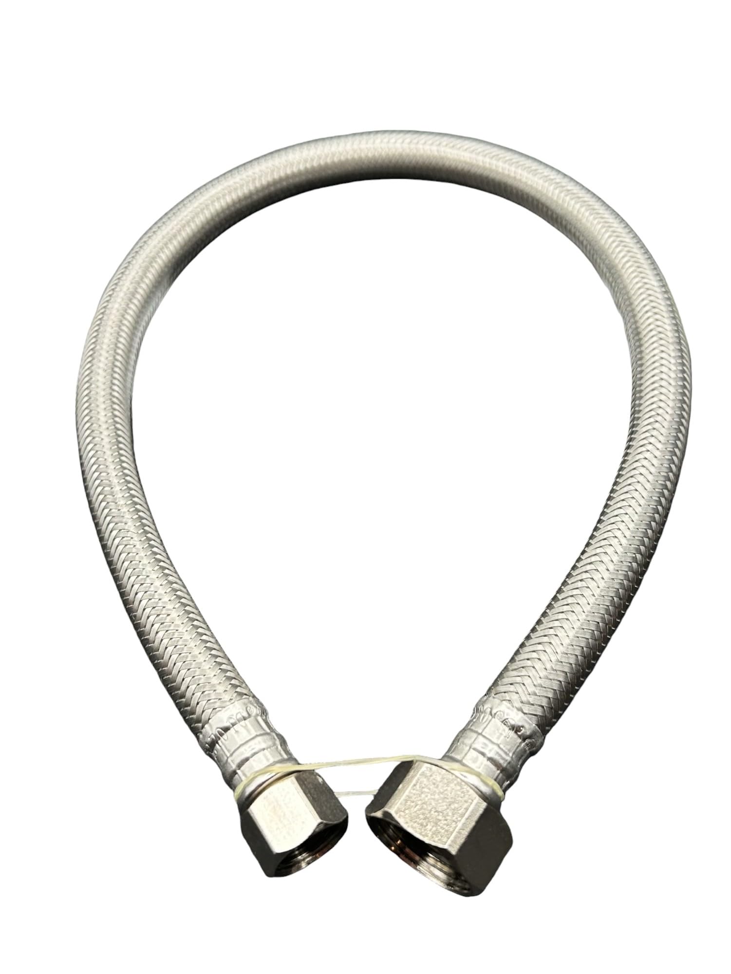 WINDON BAY 20-Inch x 3/8" OD x 1/2" FIP Faucet Hose Connector, Braided Stainless Steel Supply Line, Certified Safe 2 pack