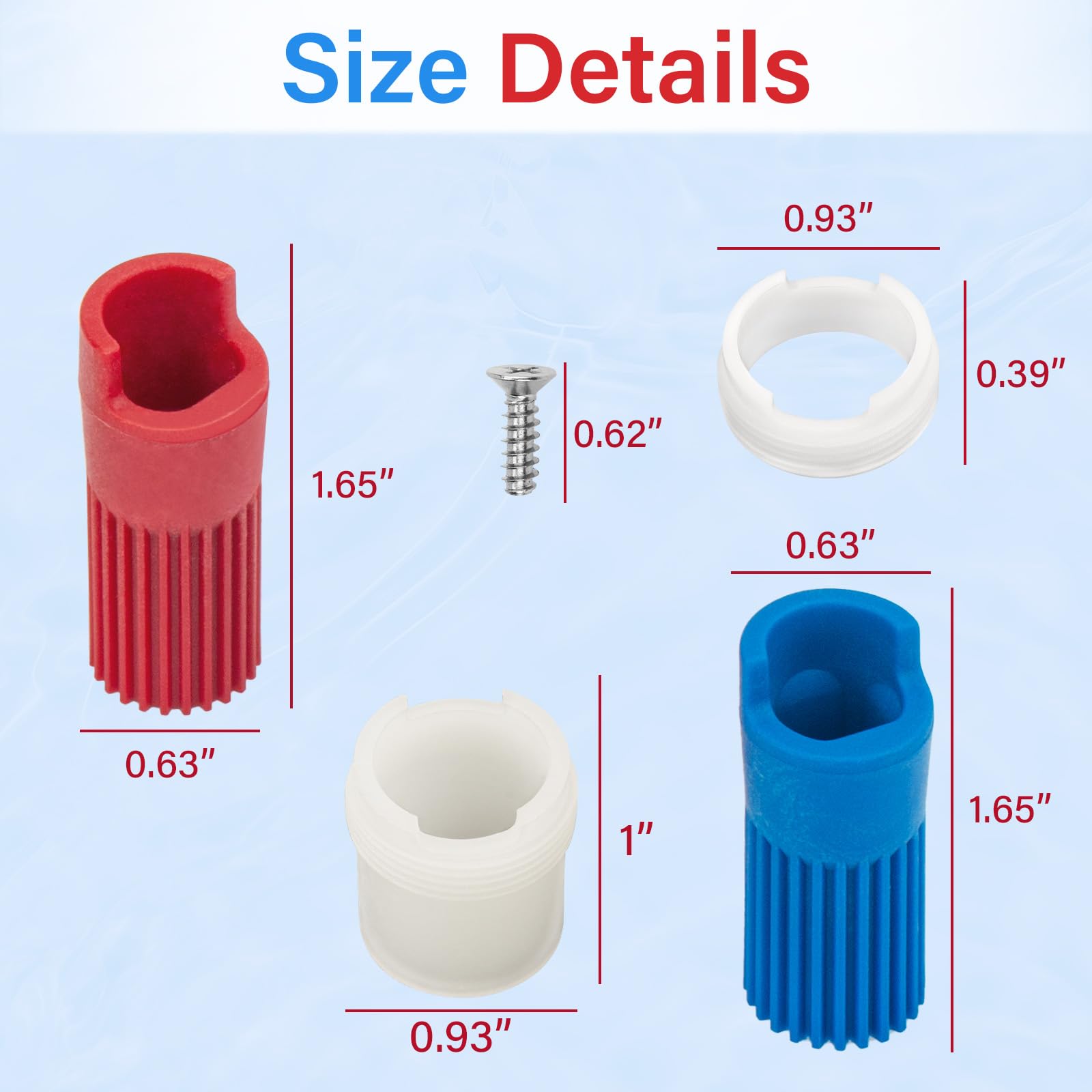 New Upgraded 97479 Stem Extension Kit Shower Valve Repair Kit for Moen Monticello Bathroom Faucet Cartridge Replacement Parts