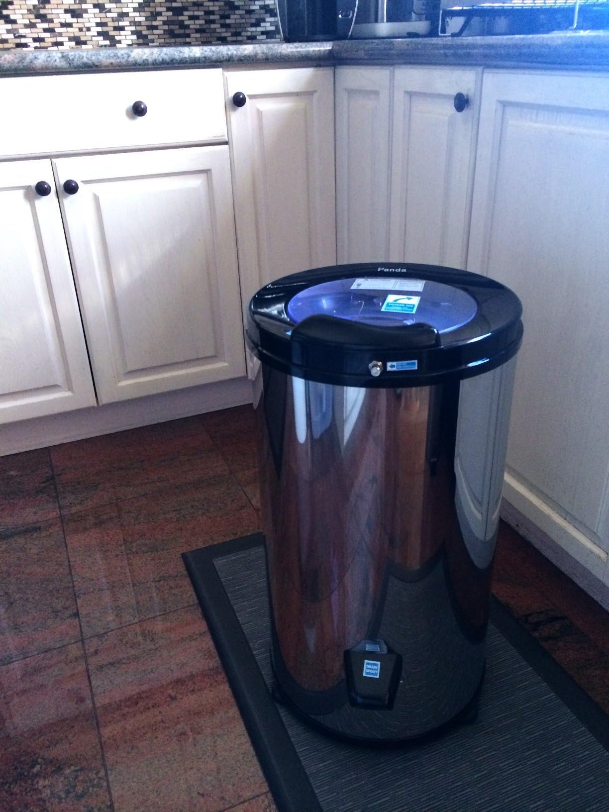 Panda 3200 RPM Portable Spin Dryer β 22lbs Capacity, Stainless Steel Drum & Outer Case, 110V β Stylish Silver Finish