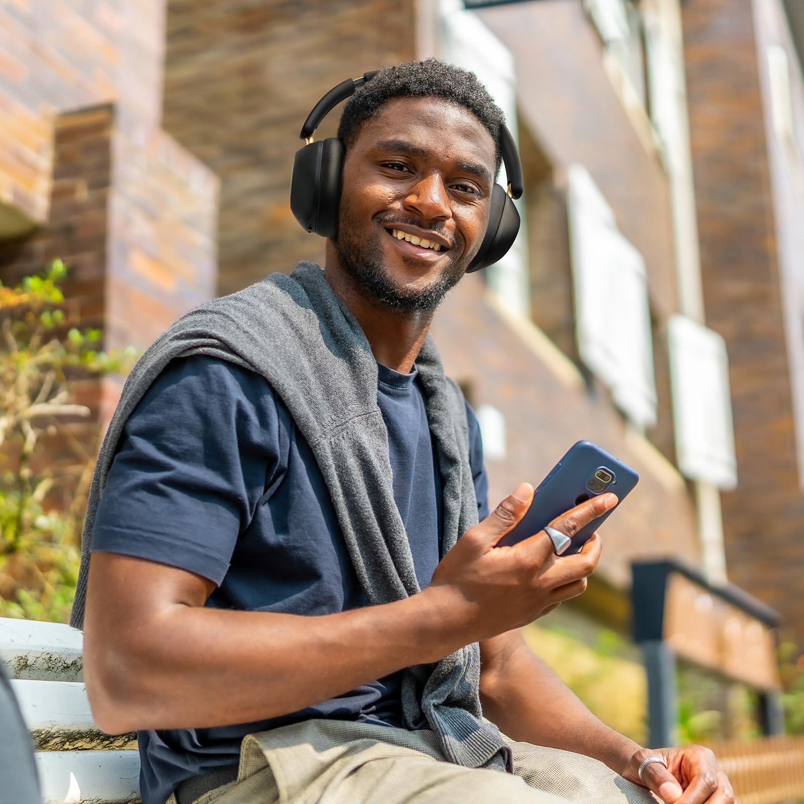 OneOdio Focus A5 Wireless Over-Ear Headphones, Hybrid Active Noise Cancelling, 75H Playtime, Hi-Res LDAC Wireless Audio, Bluetooth 5.4, Built-in Mic for Clear Calls, Low Latency Game Mode