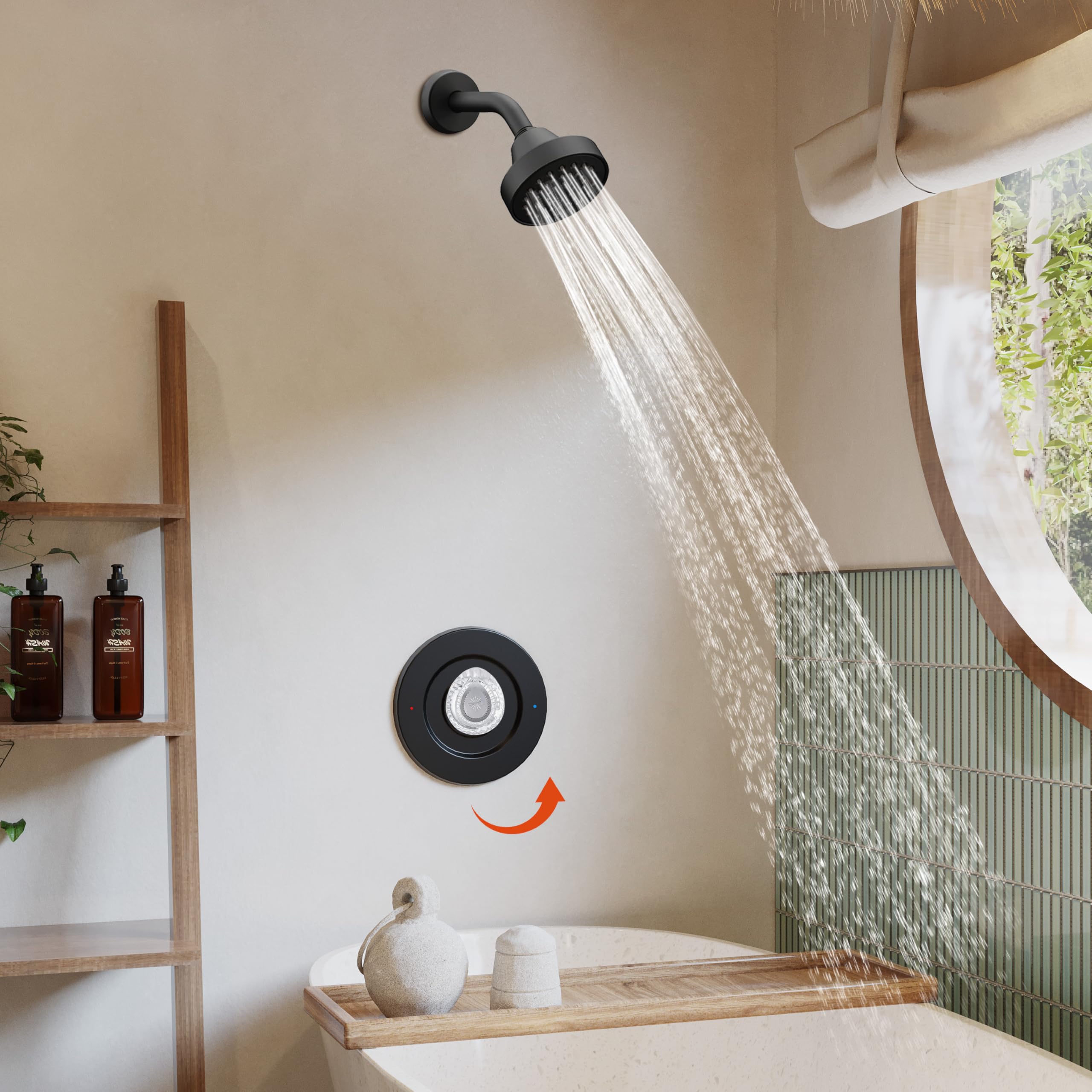 Escutcheon Replacement for Moen 16090 Chateau Collection, for One-Handle Tub and Shower Faucets, Matte Black