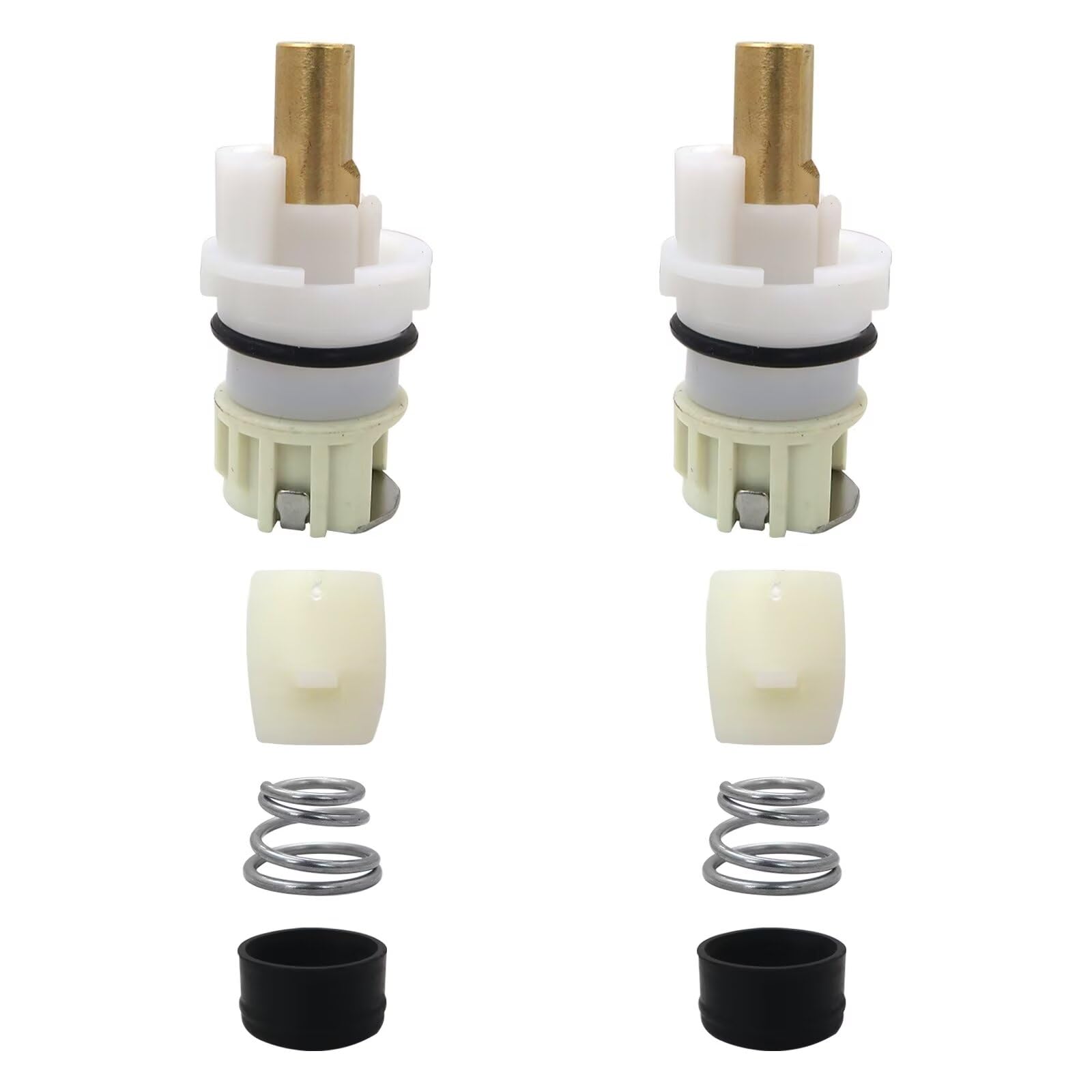 Aiyumise For Delta Faucet Stem Assembly RP25513-2 Pack - Compatible for Most Delta Two Handle Kitchen, Bathroom & Bathtub Faucets - Lasting Replacement Parts for Smooth Water Flow