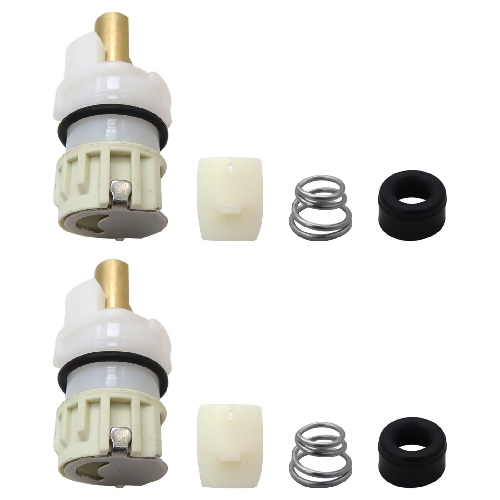 Aiyumise For Delta Faucet Stem Assembly RP25513-2 Pack - Compatible for Most Delta Two Handle Kitchen, Bathroom & Bathtub Faucets - Lasting Replacement Parts for Smooth Water Flow