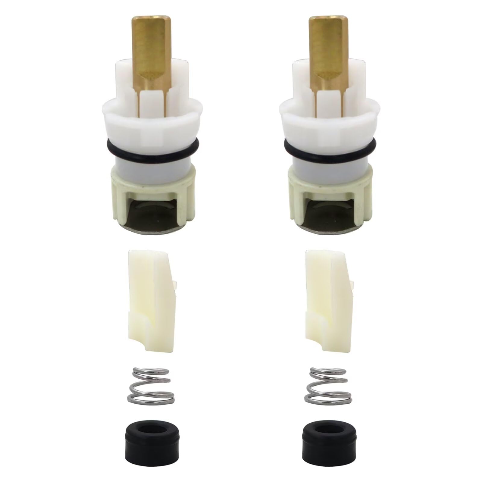 Aiyumise For Delta Faucet Stem Assembly RP25513-2 Pack - Compatible for Most Delta Two Handle Kitchen, Bathroom & Bathtub Faucets - Lasting Replacement Parts for Smooth Water Flow