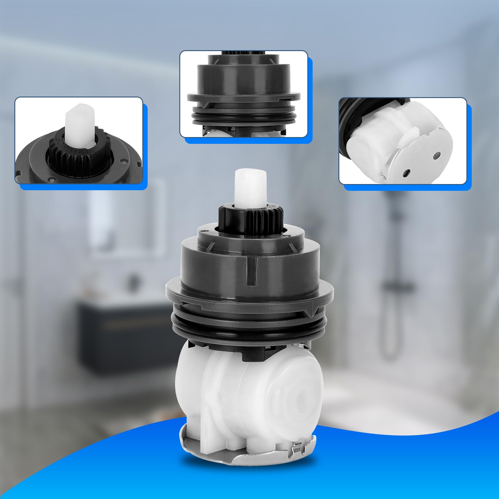 RP46463 Delta Cartridge Replacement for Monitor 17 Series (2006-Present),Compatible with Delta Dual Function Bath Tub and Shower Faucet Valve,Delta Shower Cartridge Replacement