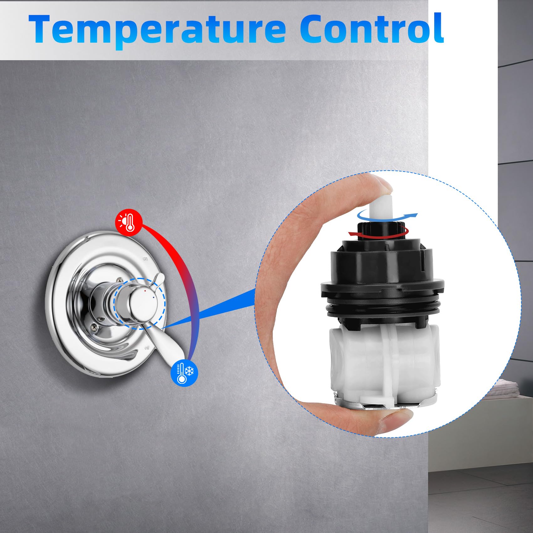 RP46463 Delta Cartridge Replacement for Monitor 17 Series (2006-Present),Compatible with Delta Dual Function Bath Tub and Shower Faucet Valve,Delta Shower Cartridge Replacement