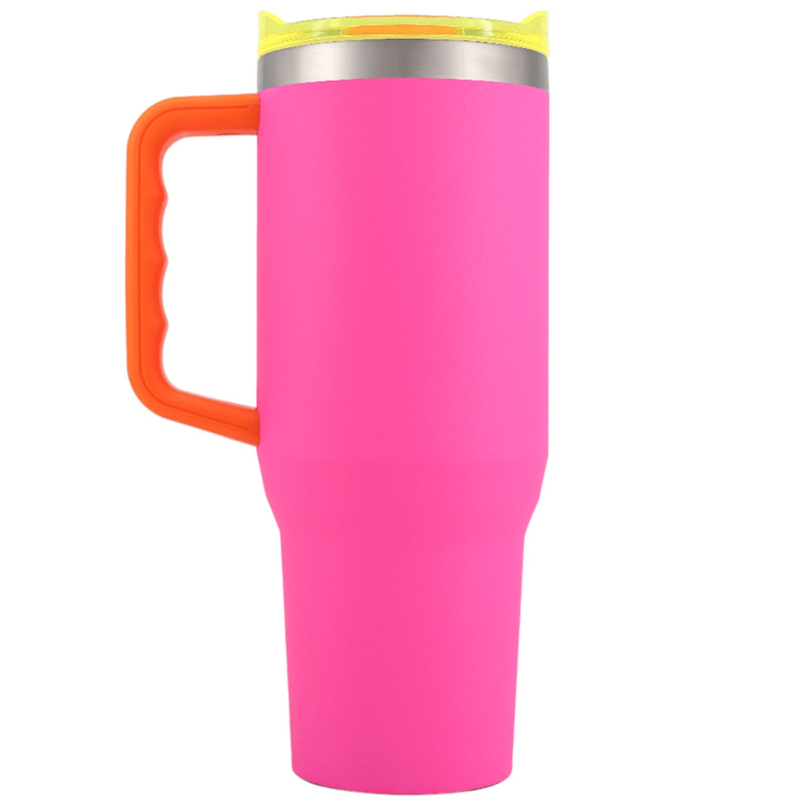 Yukon Outfitters Fit Forty 40oz Double Wall Vacuum Insulated Stainless Steel Tumbler with Reusable Straw & Ergonomic Handle | For Hot or Cold Beverage, Crystal Beach