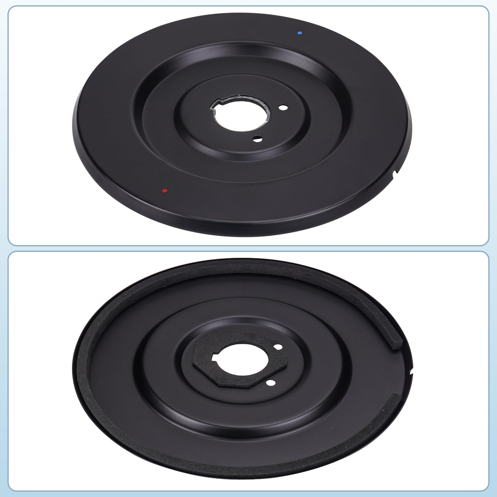 Chateau Collection Escutcheon Replacement for Moen 16090, for One-Handle Tub and Shower Faucets, Matte Black
