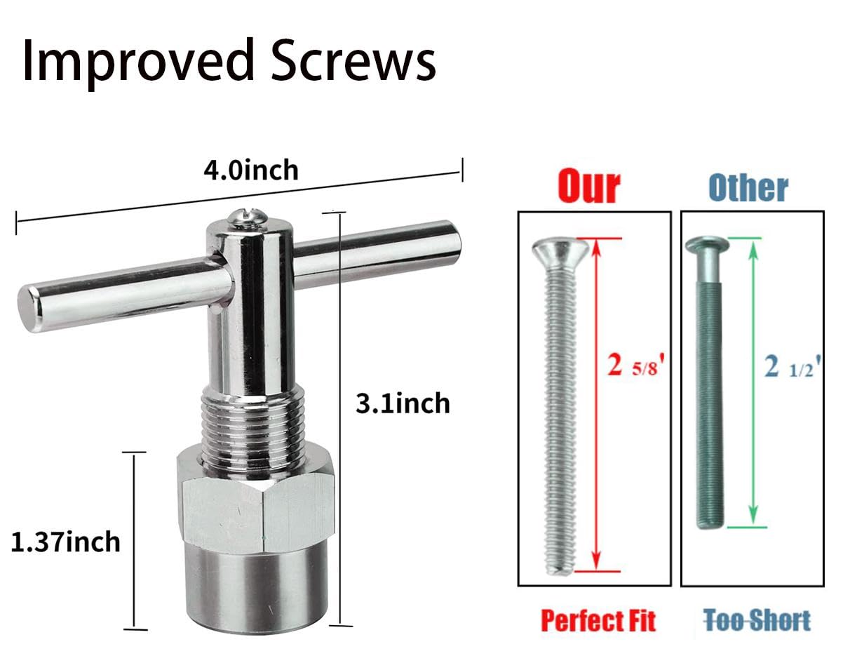 1222 Replacement Cartridge Fits Moen Shower Cartridge, with 104421 Removal Tool and 116653 Handle Adapter Kit, Compatible with One Hanlde Posi Temp Shower Faucet