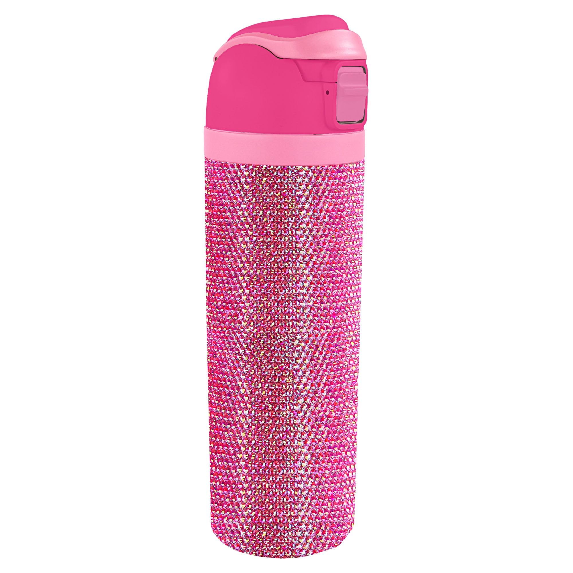 Simply Southern Hot Pink Sequin 24oz Tumbler Water Bottle