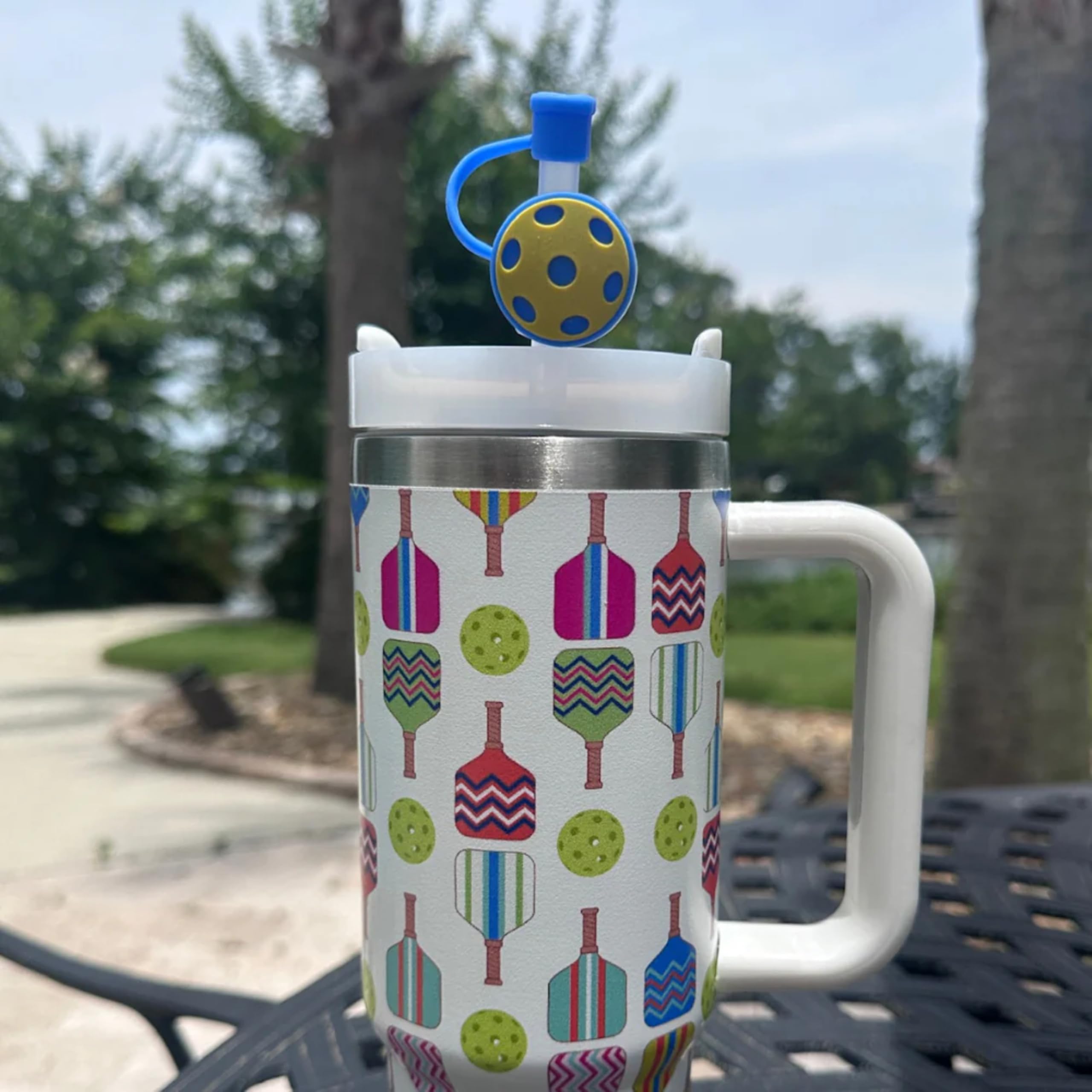 born to rally Pickleball Tumbler- 30oz (Multi)