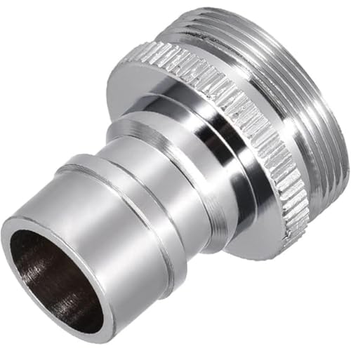 Faucet Adapter, Faucet Adapter for Portable Washer, Dishwasher Snap Adapter Connection,Brass Chrome, 5/16-27 Male or 55/64-27 Female, Faucet Aerators, Kitchen Fixtures