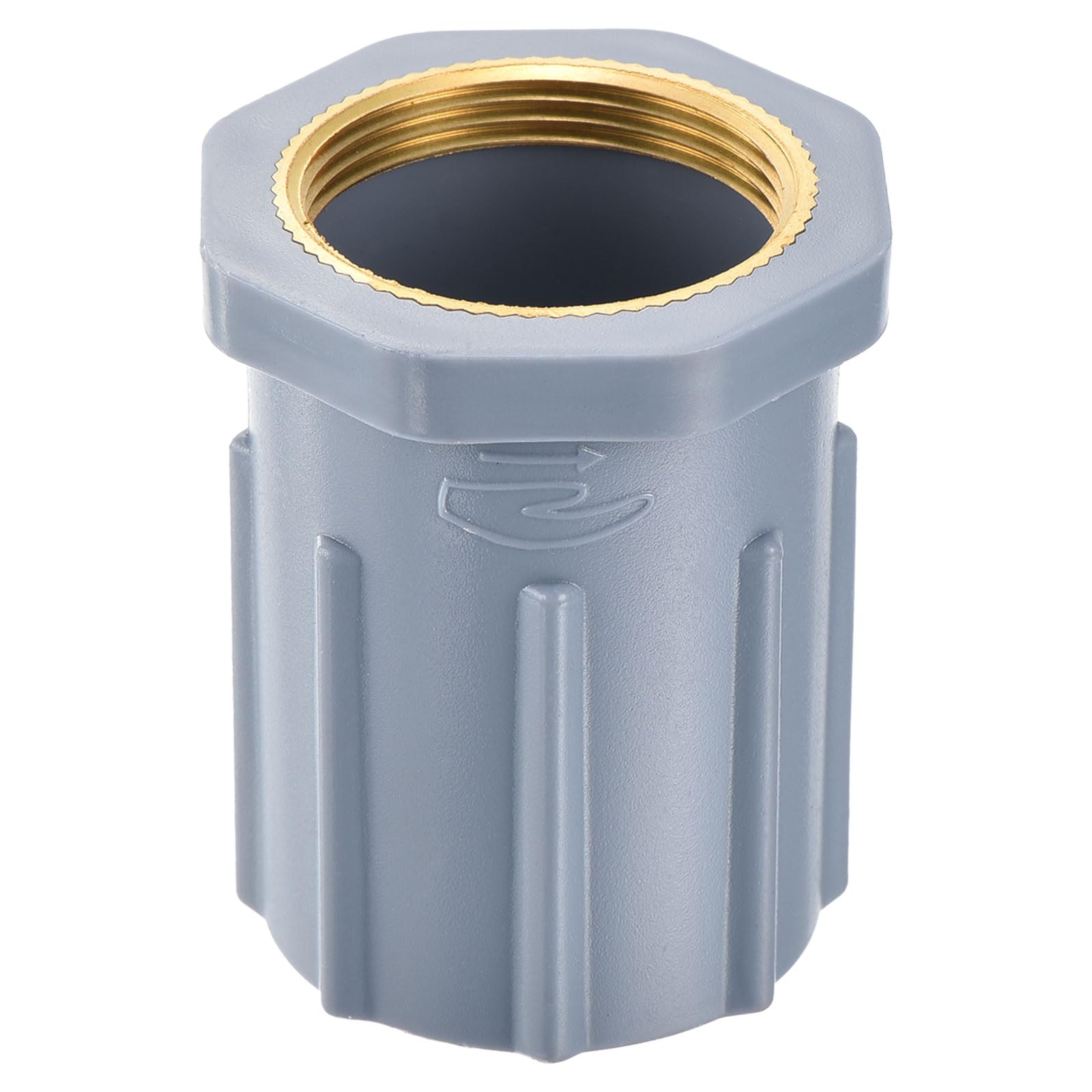 uxcell 1 Pcs 1.18 Inch Faucet Nut Fixed Base, Plastic Fixing Nut Tap Fastener, Fixed Faucet Assembly for Kitchen, Grey
